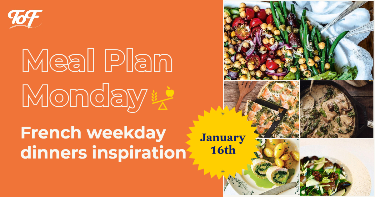 French Meal Plan January 16th 2023 Taste Of France