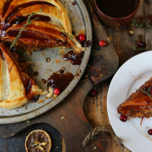 Chestnut, mushroom & red wine pithivier | Taste of France®
